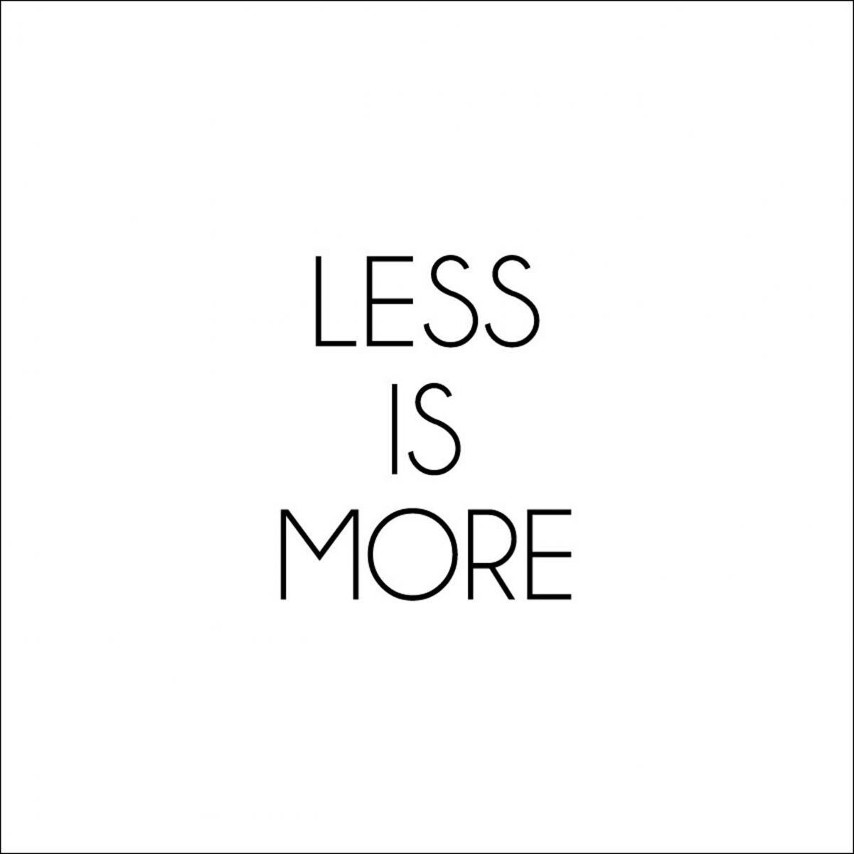Less is more - BGA.DK