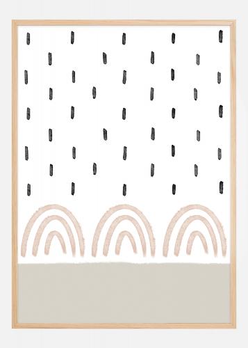 Køb Rain on Rainbows Plakat her - BGA.DK