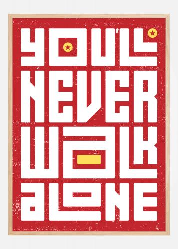 Køb YNWA Text Plakat her - BGA.DK