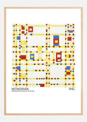 Køb Broadway Boogie Woogie Plakat her - BGA.DK