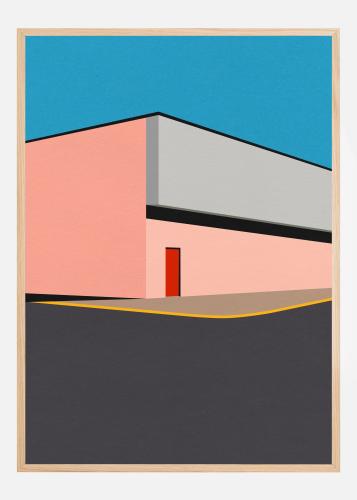 Køb Warehouse Illustration Plakat her - BGA.DK