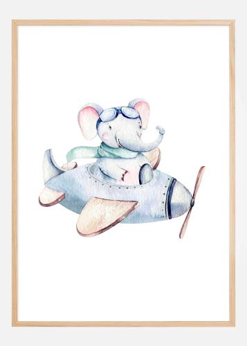 Køb Elephant flies Plakat her - BGA.DK