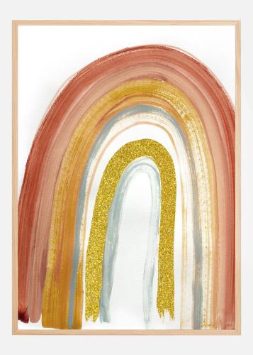 Køb Glitter Rainbow Plakat her - BGA.DK