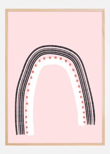 Køb Happy Rainbow Plakat her - BGA.DK