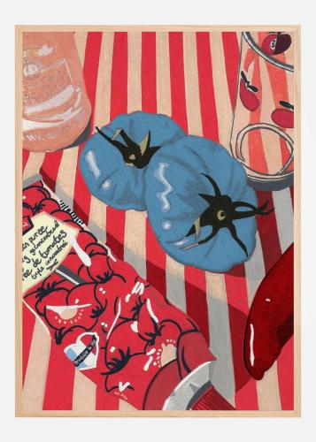 Køb Blue Tomatoes Plakat her - BGA.DK